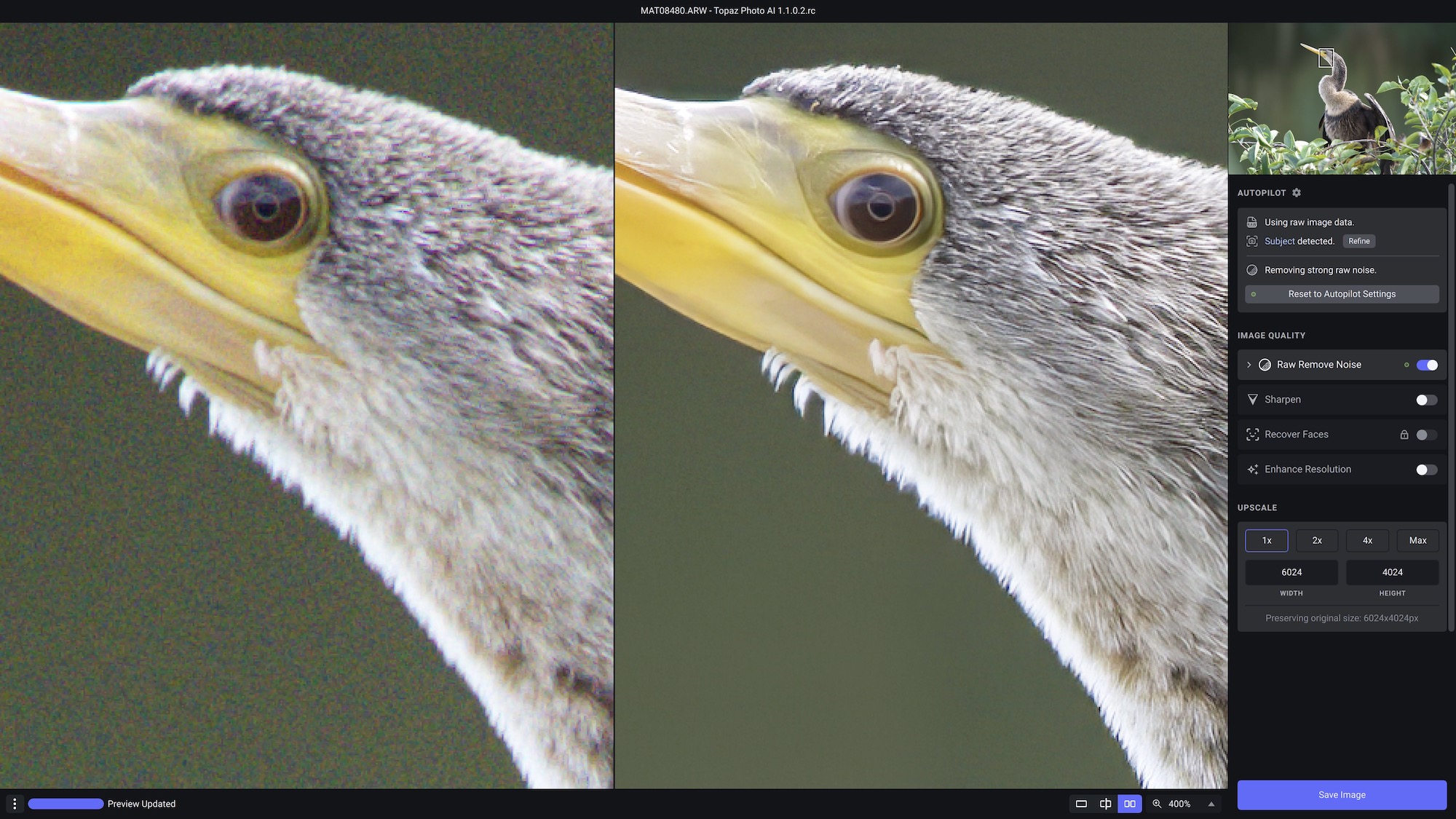 Topaz Photo AI v1.1: Improved RAW noise reduction, better noise detection, and many performance ...